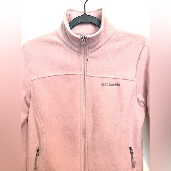 Columbia | Jackets & Coats | Columbia Ladies Light Pink Fleece Jacket ...
